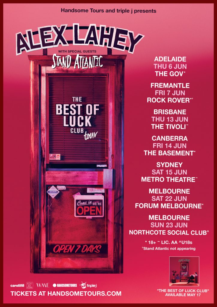 ALEX LAHEY · Handsome Tours