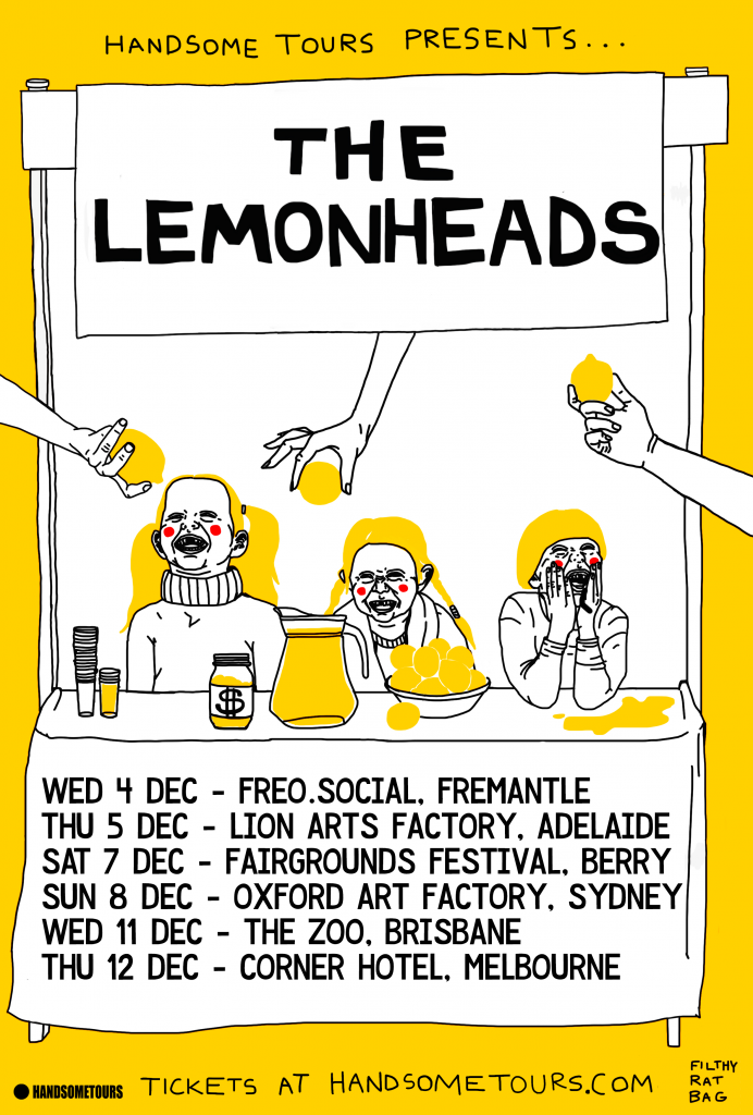 THE LEMONHEADS · Handsome Tours