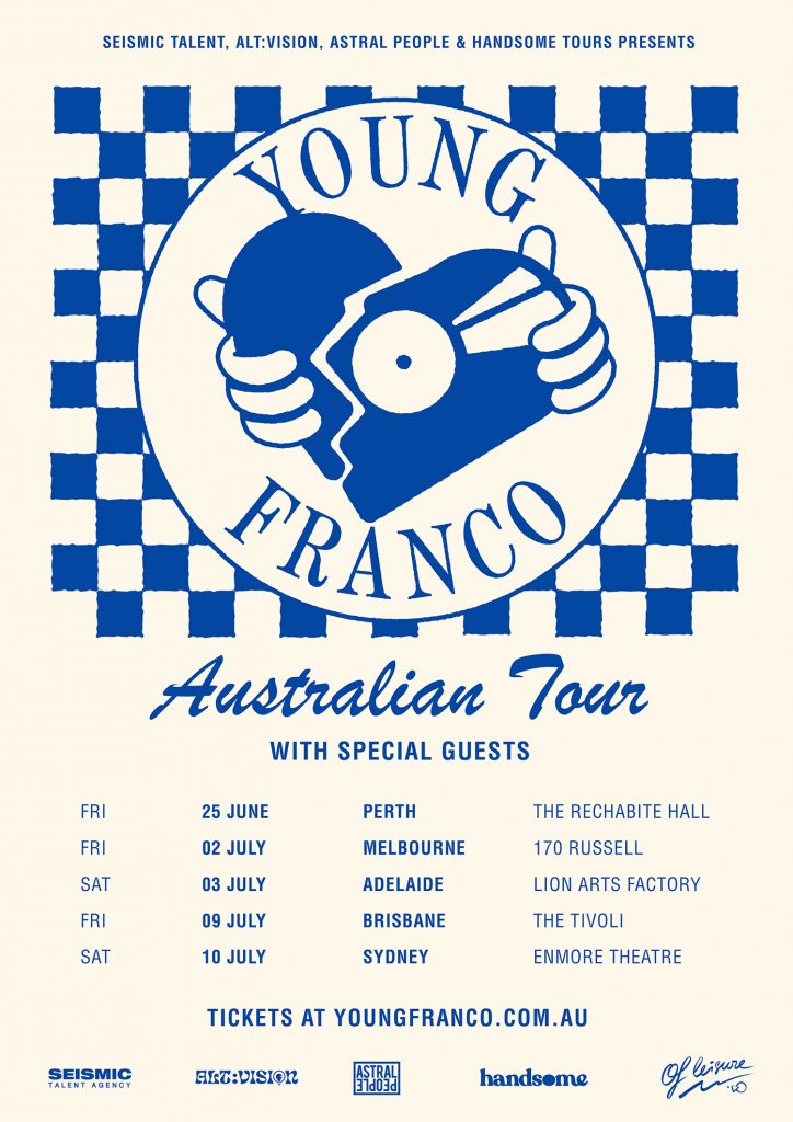 YOUNG FRANCO · Handsome Tours